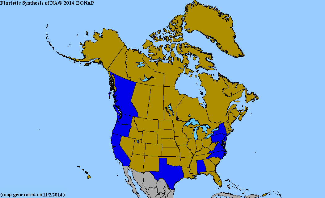2013 BONAP North American Plant Atlas. TaxonMaps