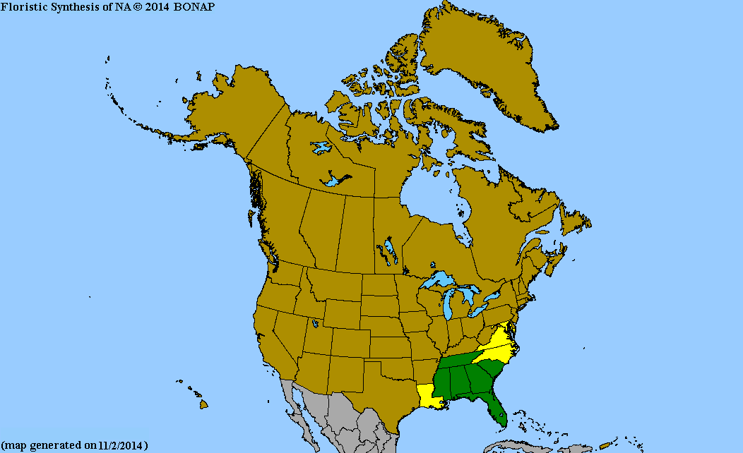 2013 BONAP North American Plant Atlas. TaxonMaps