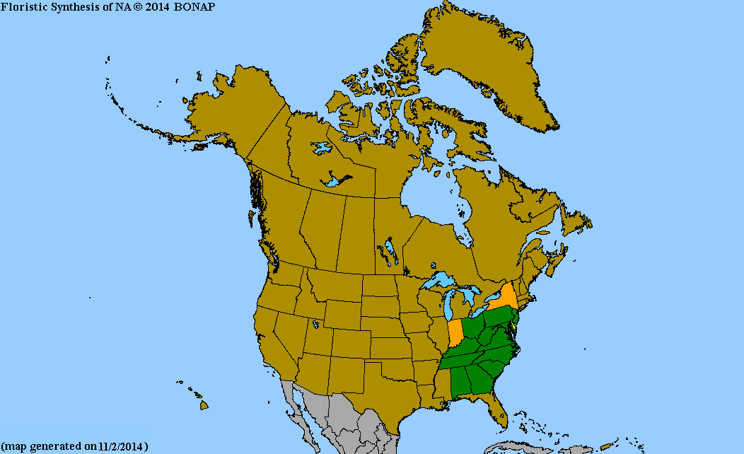 2013 BONAP North American Plant Atlas. TaxonMaps